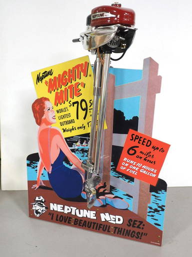 Neptune Model 17a1 Mighty Mite Boat Motor
