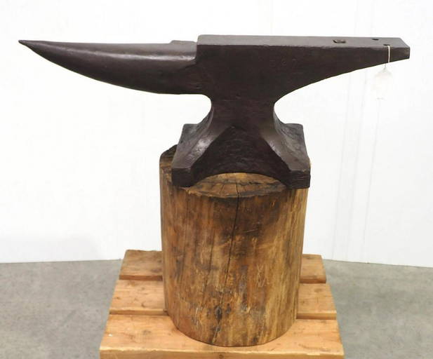 Hay Budden 192 lb. anvil (#0368) on Dec 16, 2022 | Chupp Auctions ...