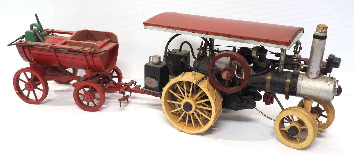 Homemade Model Steam Engine & Water Wagon