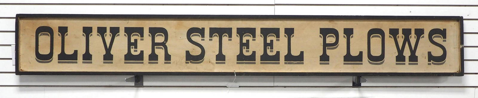 Oliver Steel Plows Sign