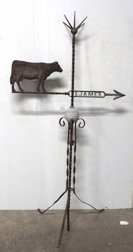 Jamesway Zinc Cow Weathervane