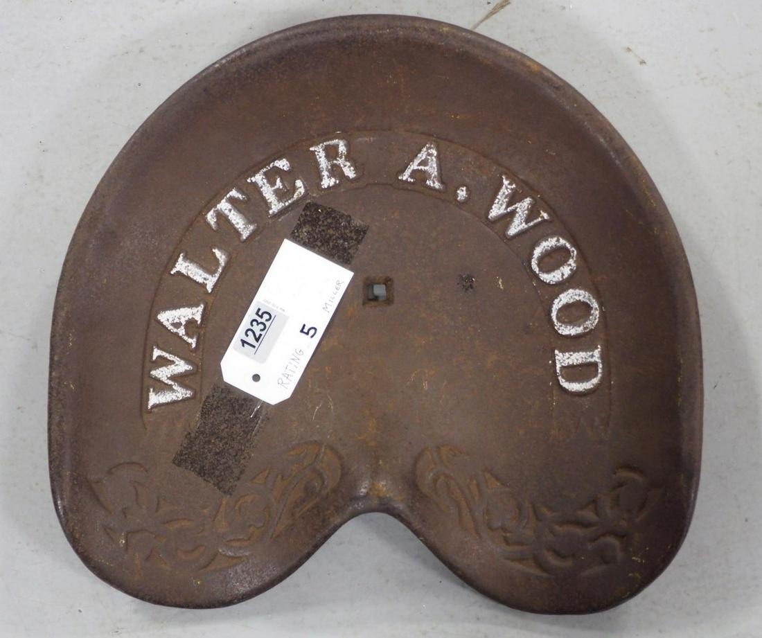 Walter A Wood cast iron seat - Mar 10, 2023 | Chupp Auctions & Real ...