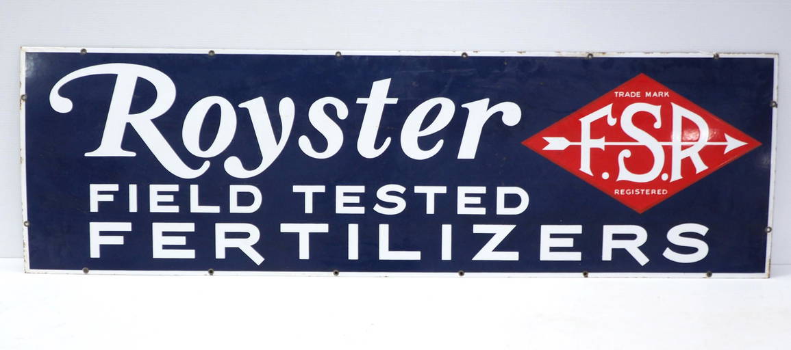 Royster Fertilizer sign (#1242) on Mar 10, 2023 | Chupp Auctions & Real ...