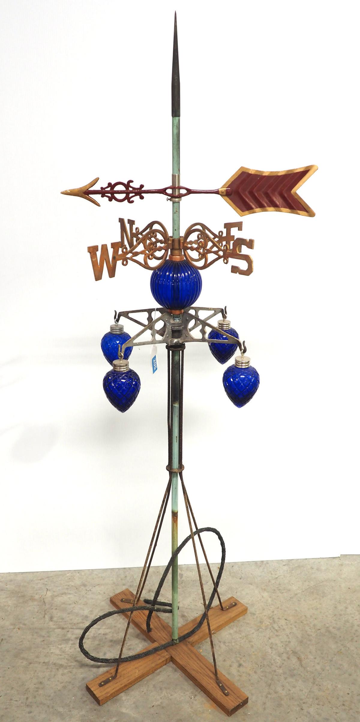 Weathervane Setup With Tailed Nos National Vane