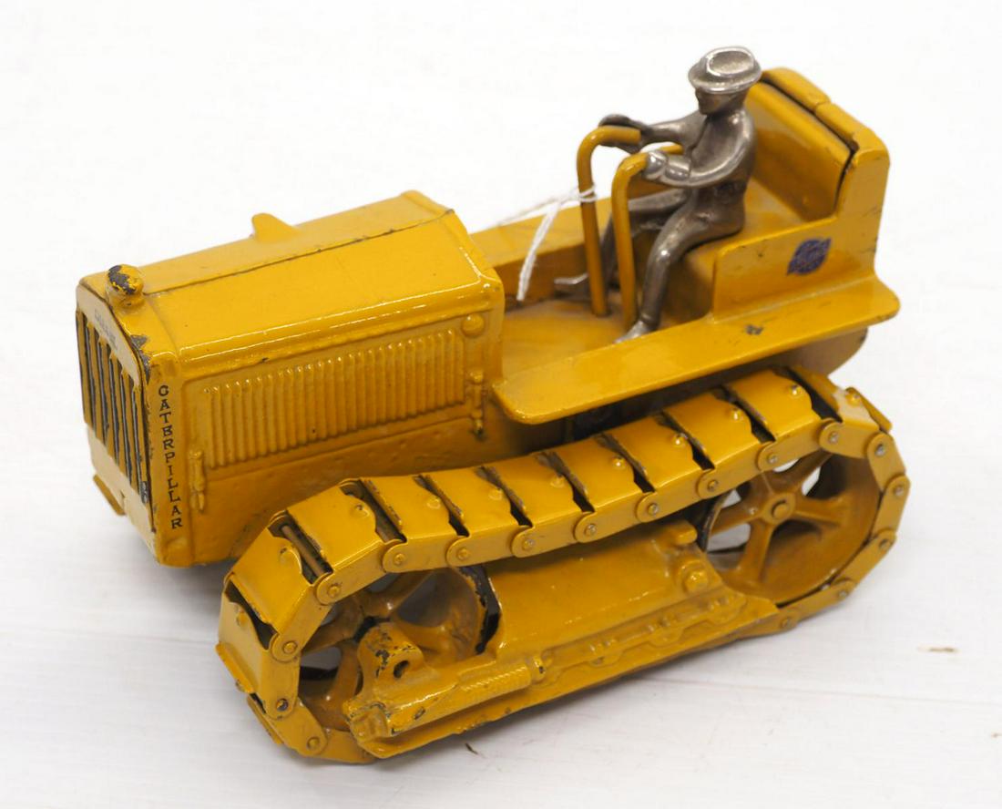 Cast Iron Arcade Caterpillar Diesel Toy Crawler