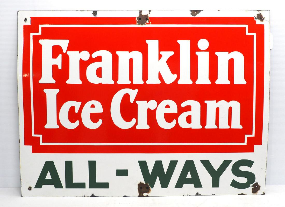 Franklin Ice Cream Sign