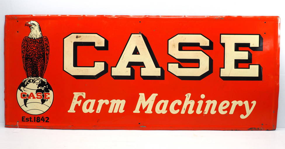 Case Farm Machinery Sign