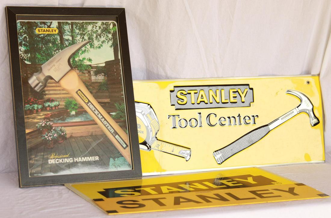 Stanley Store Display Signs Auction