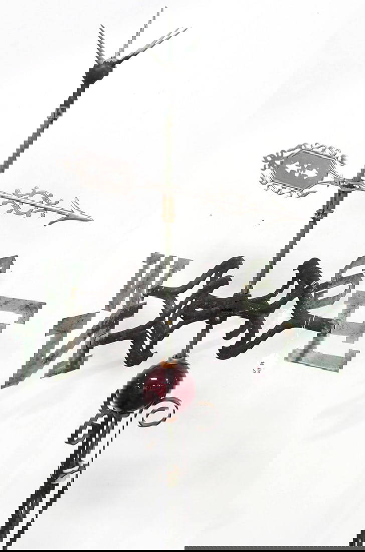 Aluminum "m" Weathervane Auction