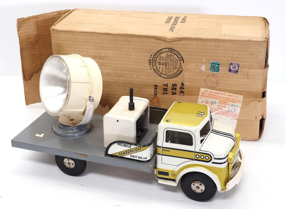 1955 Marx Search Light Truck