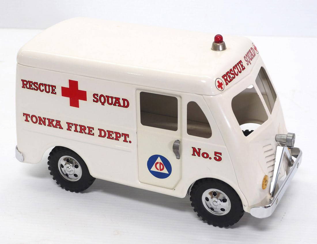 Tonka Rescue Squad Truck Auction