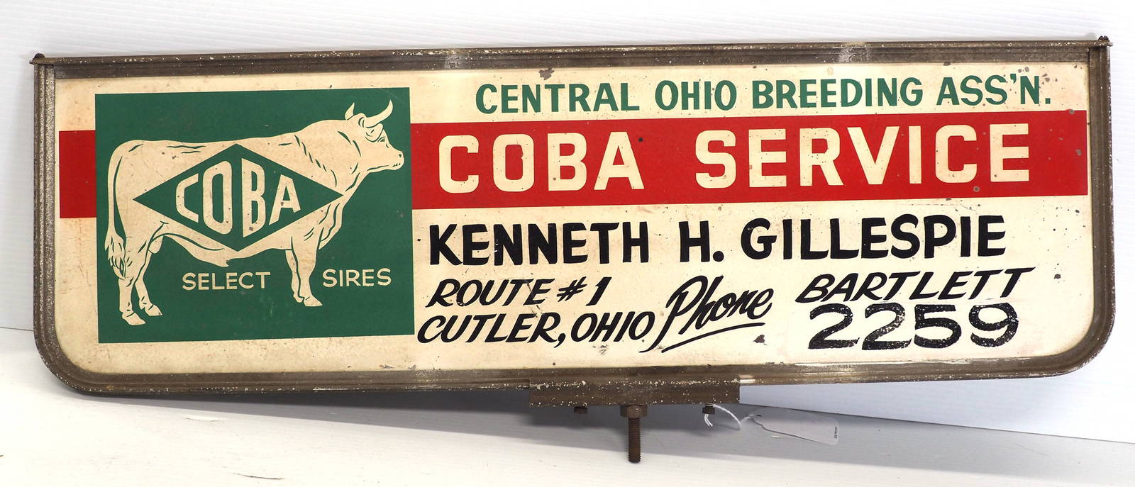 Coba Service Select Sires Breeding Sign Auction