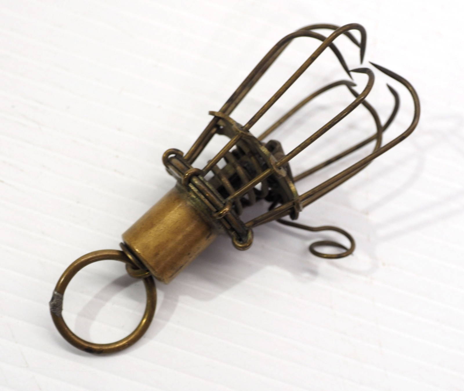 Small Brass Claw Mouse, Fish, Etc. Trap Auction