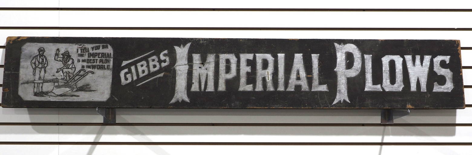 Gibbs Imperial Plows Sign