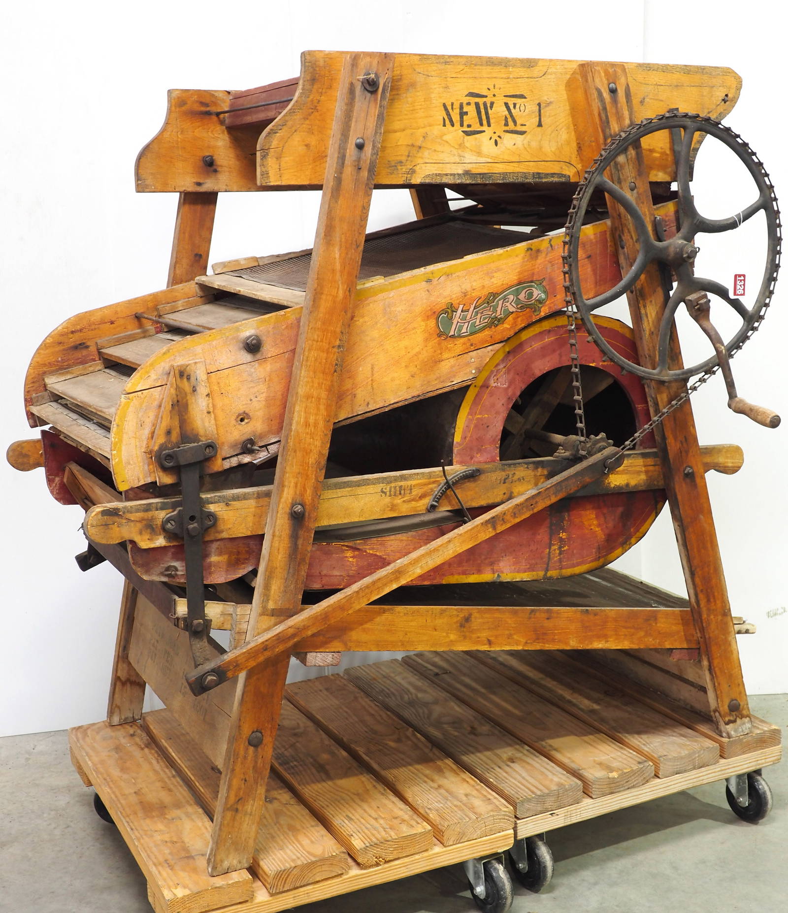 John Deere Plow Co. Hero Grain Fanning Mill Auction