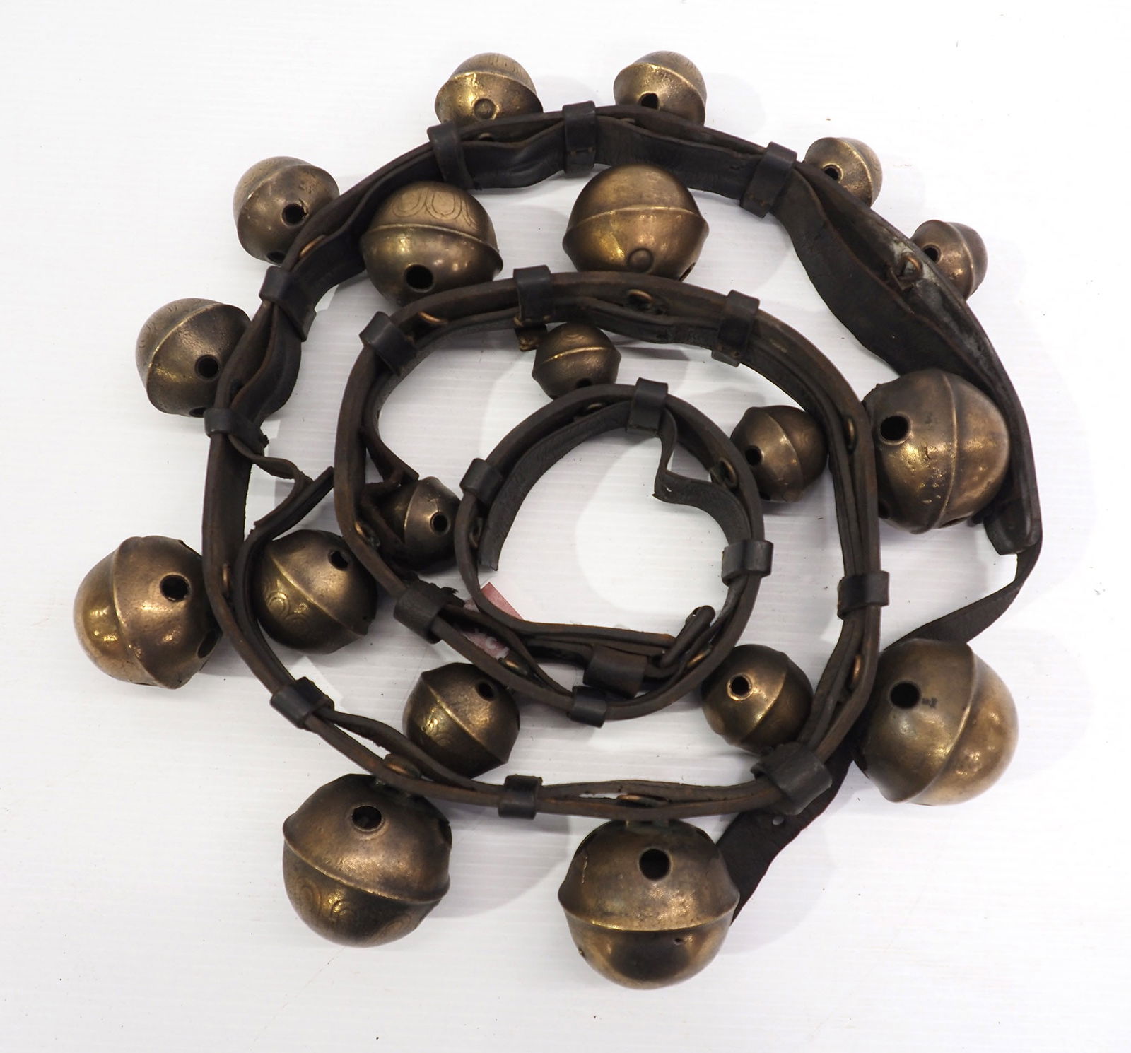 Strand Of Brass Sleigh Bells Auction