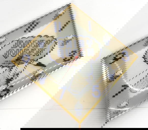 Lighted Dairy Queen Clock