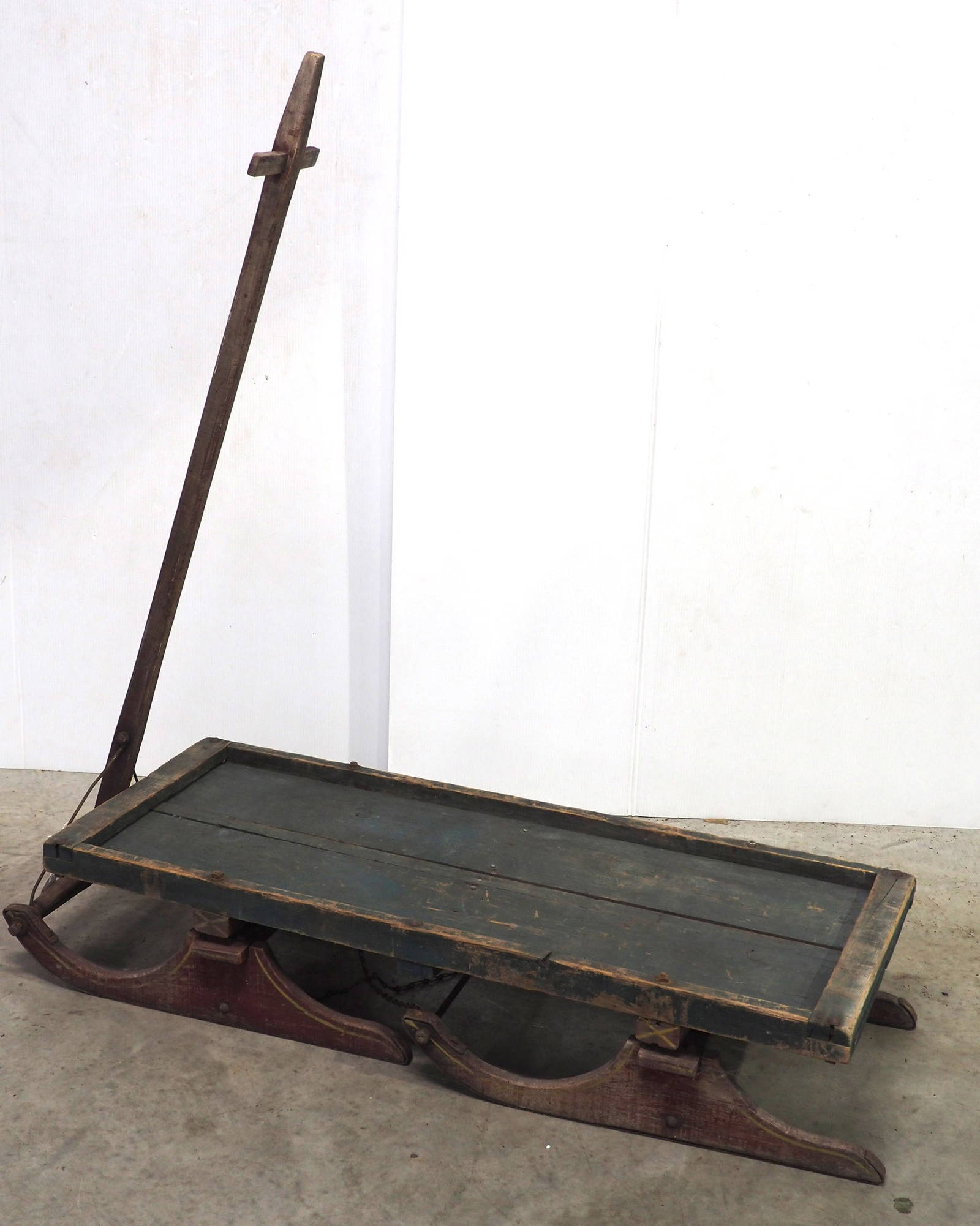 Wooden Farm Sled Auction