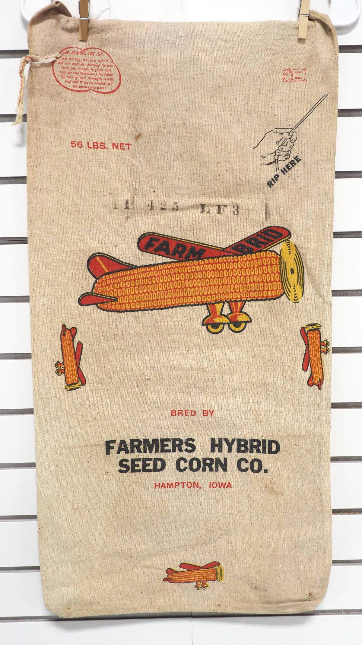 Cloth Seed Corn Bag - Farmers Hybrid Auction