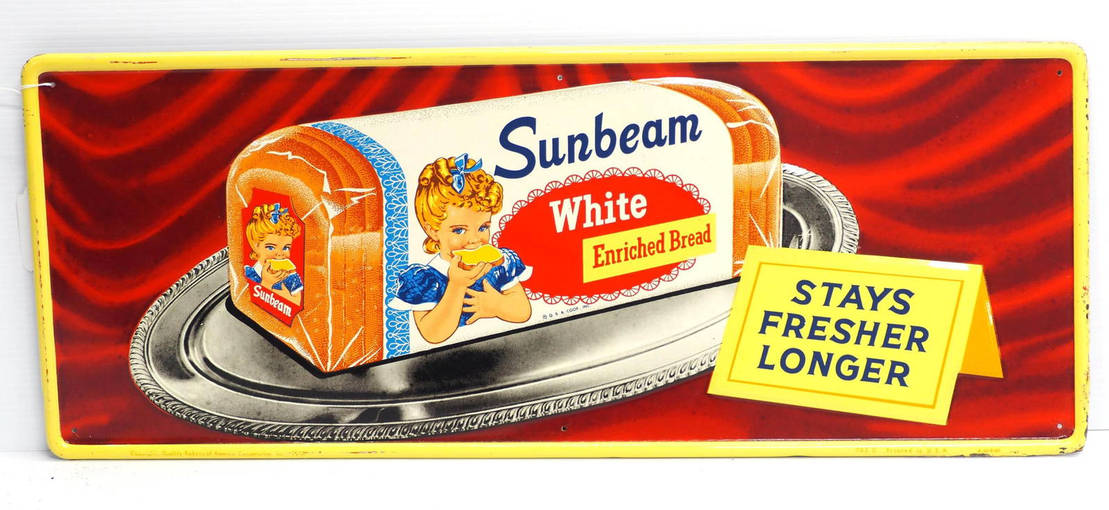 Sunbeam Bread Sign Auction