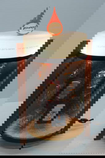 Rare Zippo Display Case With (14) Lighters