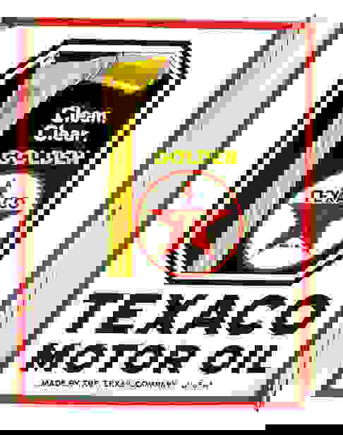 Texaco Motor Oil Sign Auction