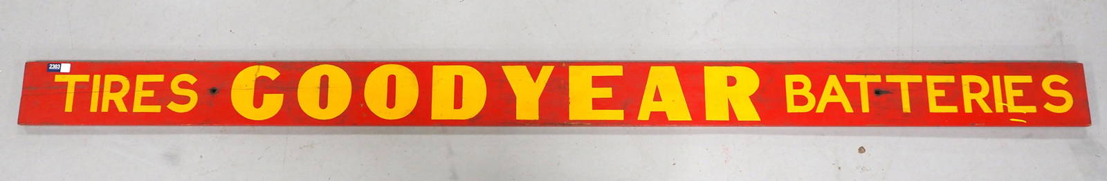 Exide Batteries 1962 Horizontal Sign Auction