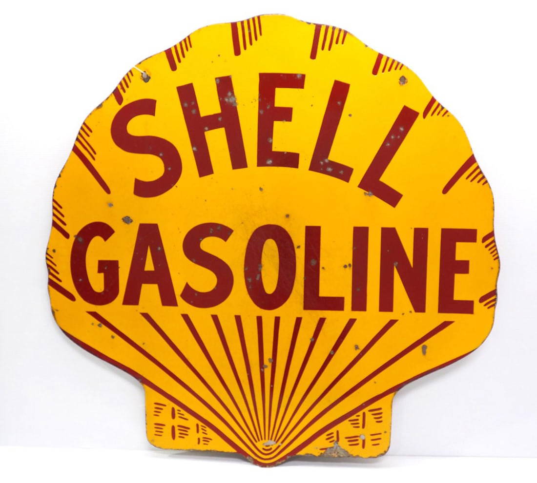 Shell Gasoline Sign Auction