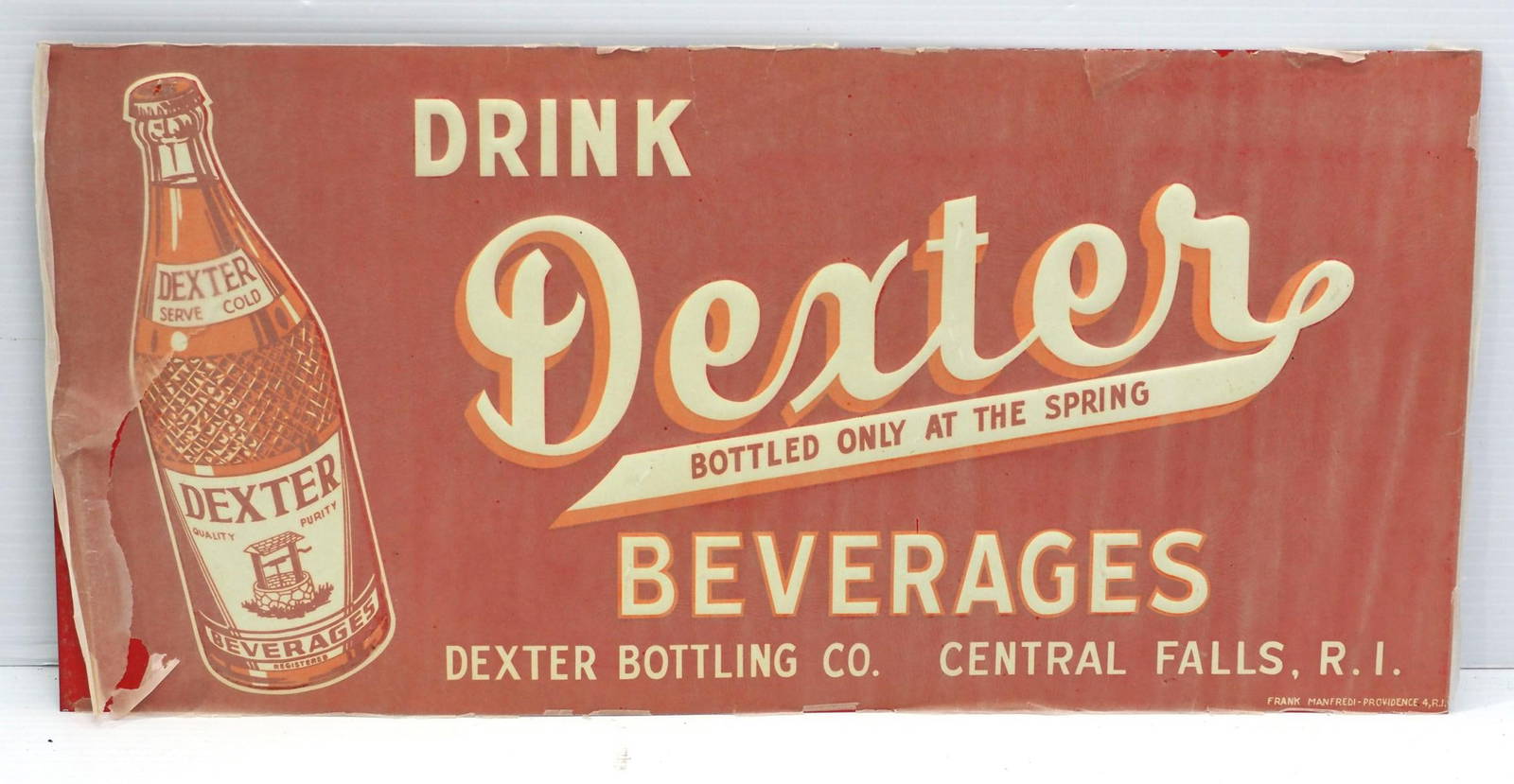 Drink Dexter Beverages Sign Auction