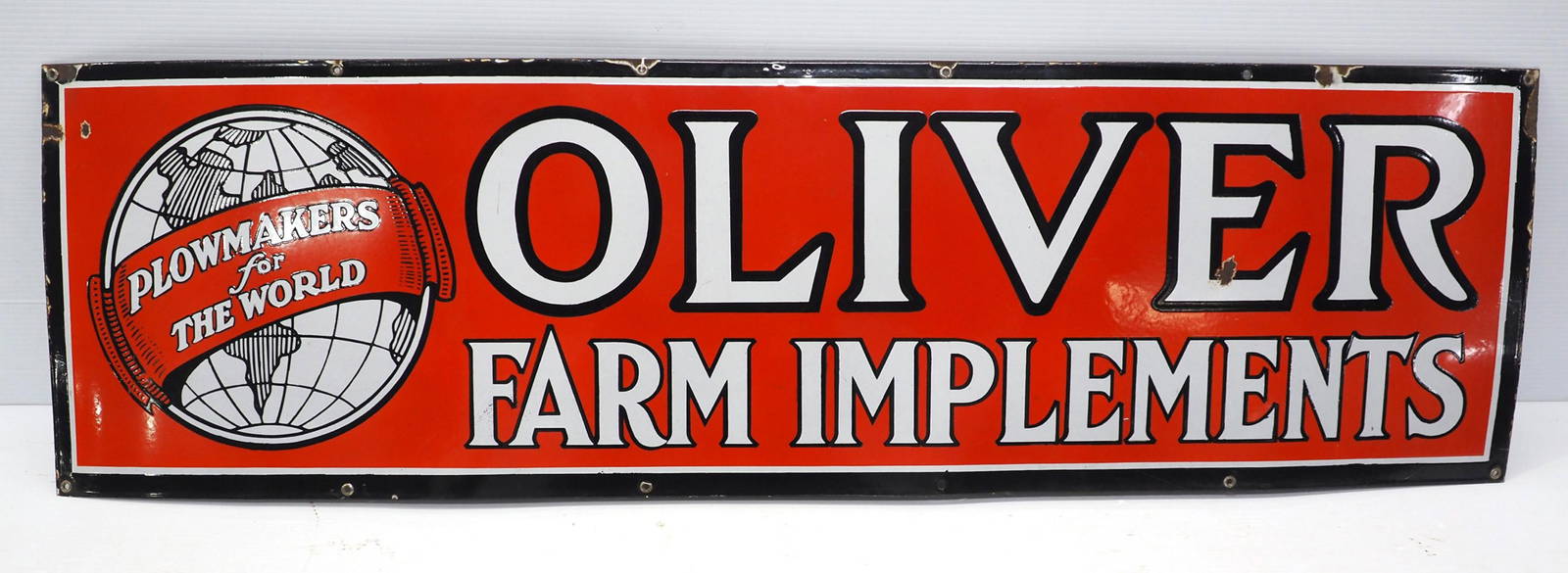 Oliver Farm Implements Sign Auction