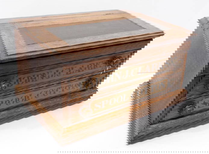 John J. Clark Spool Cabinet