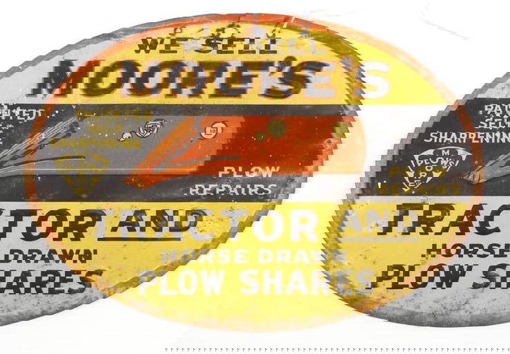 Moores Tractor Sign, Rare!