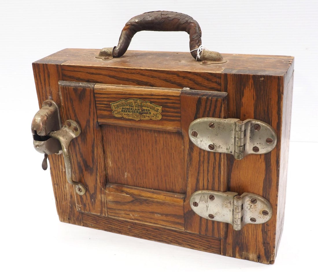 Wooden Salesman Sample Refrigerator Door Auction