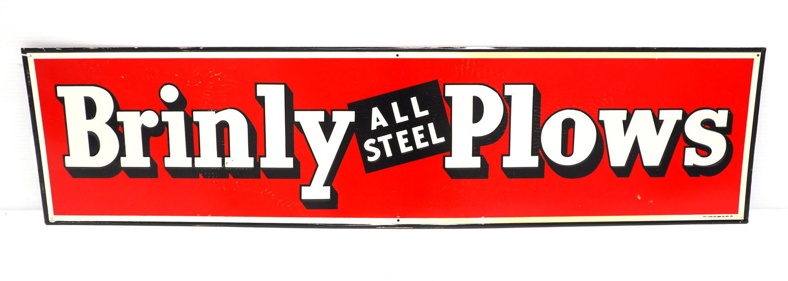 Brinly Plows Sign Auction