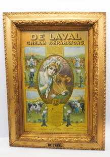 Delaval Cream Separators Sign Auction