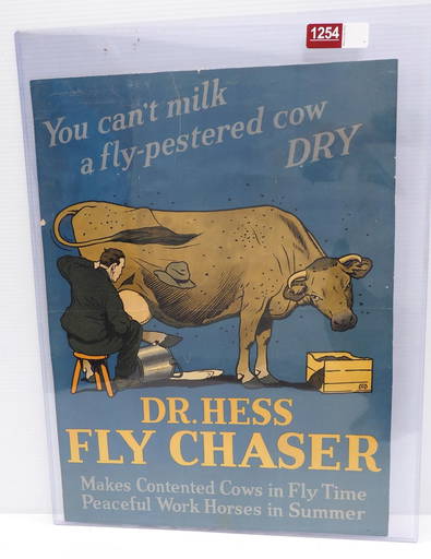 Dr. Hess Fly Chaser Sign