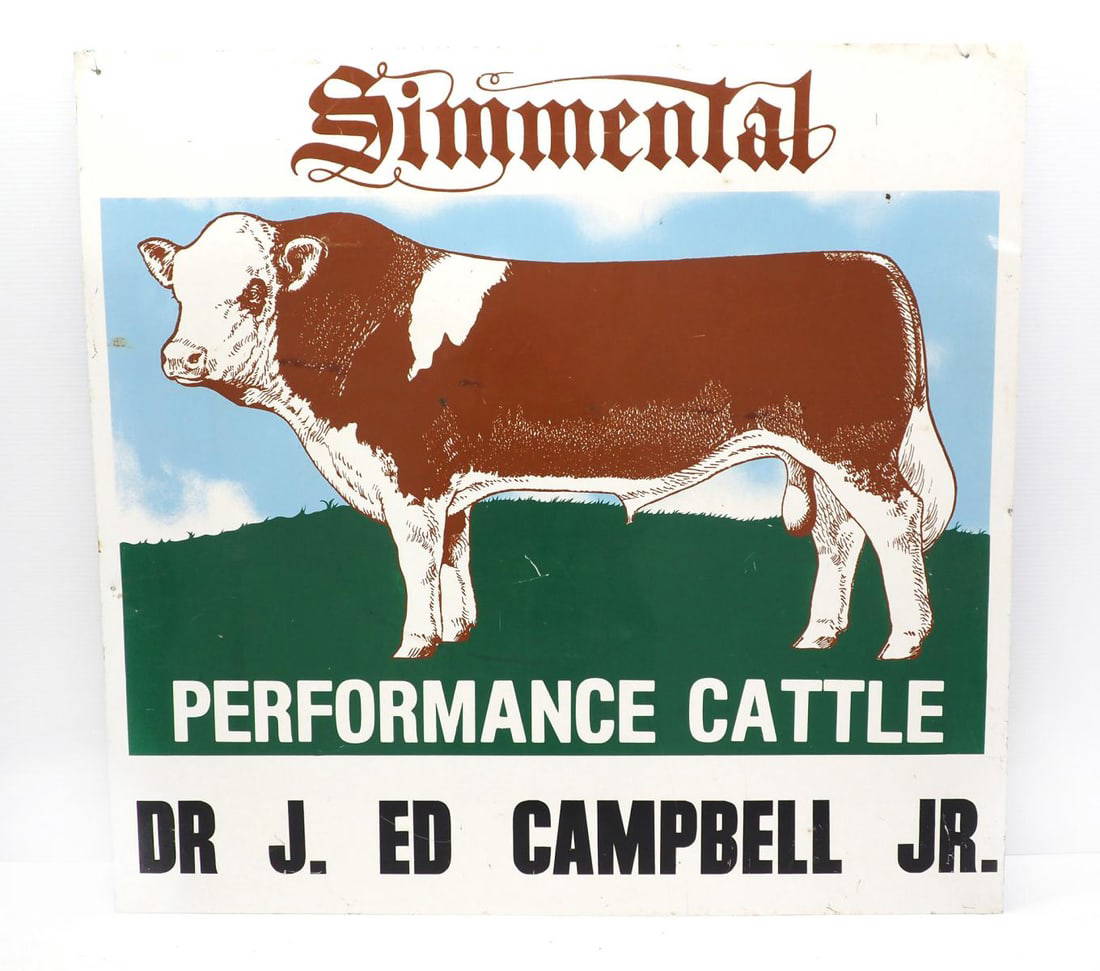 Simmental Performance Cattle Sign Auction