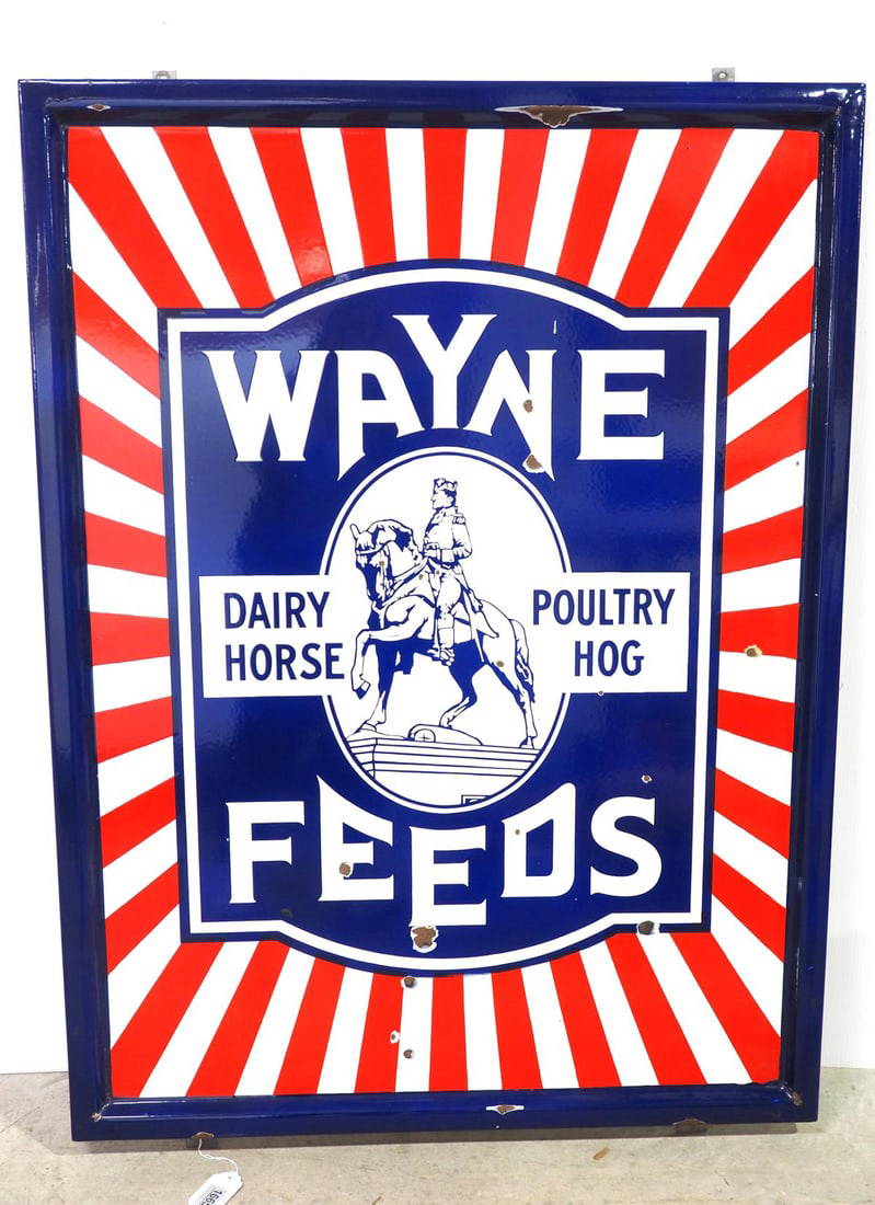 Wayne Feeds Sign Auction