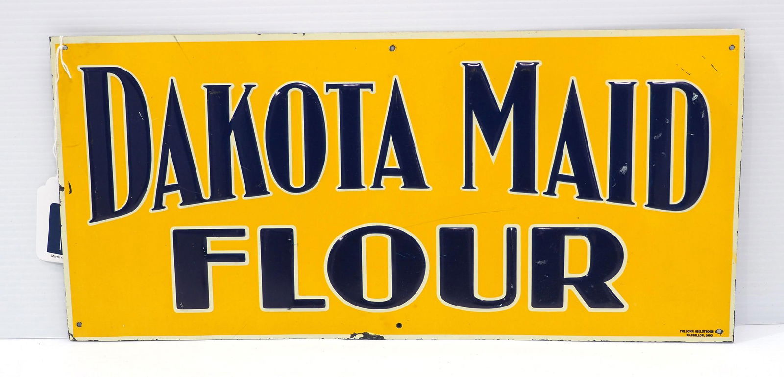 Dakota Maid Flour Sign Auction