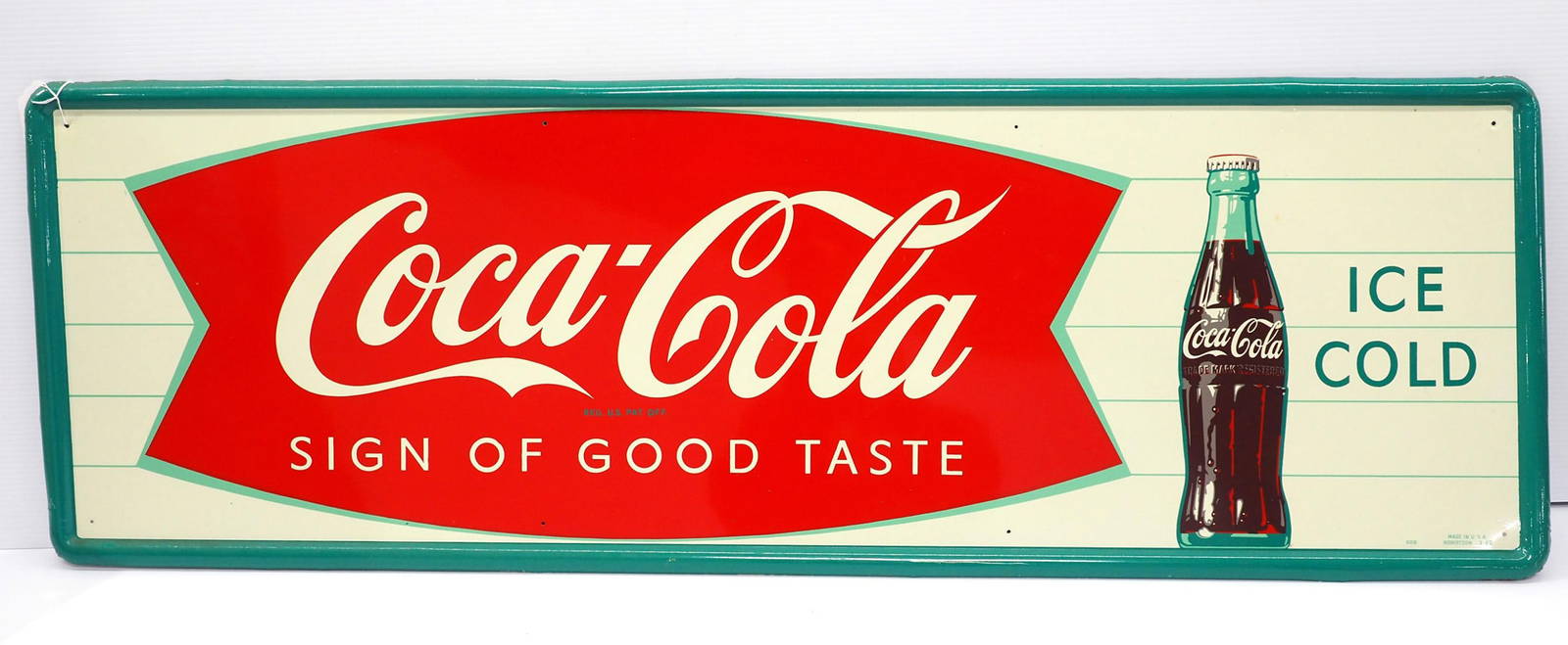 1960 Ice Cold Coca Cola Sign Auction