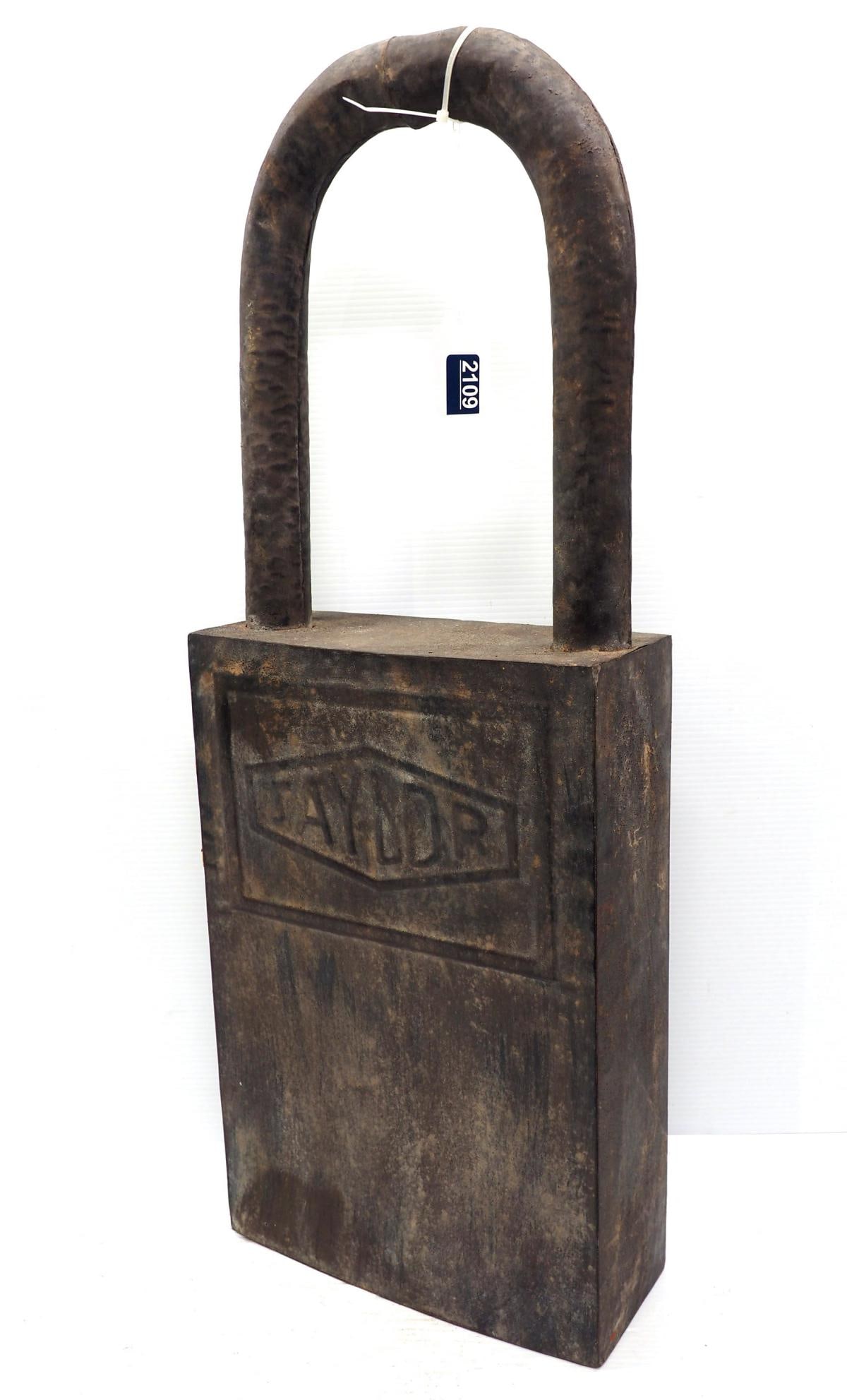 Taylor Lock Trade Sign Auction