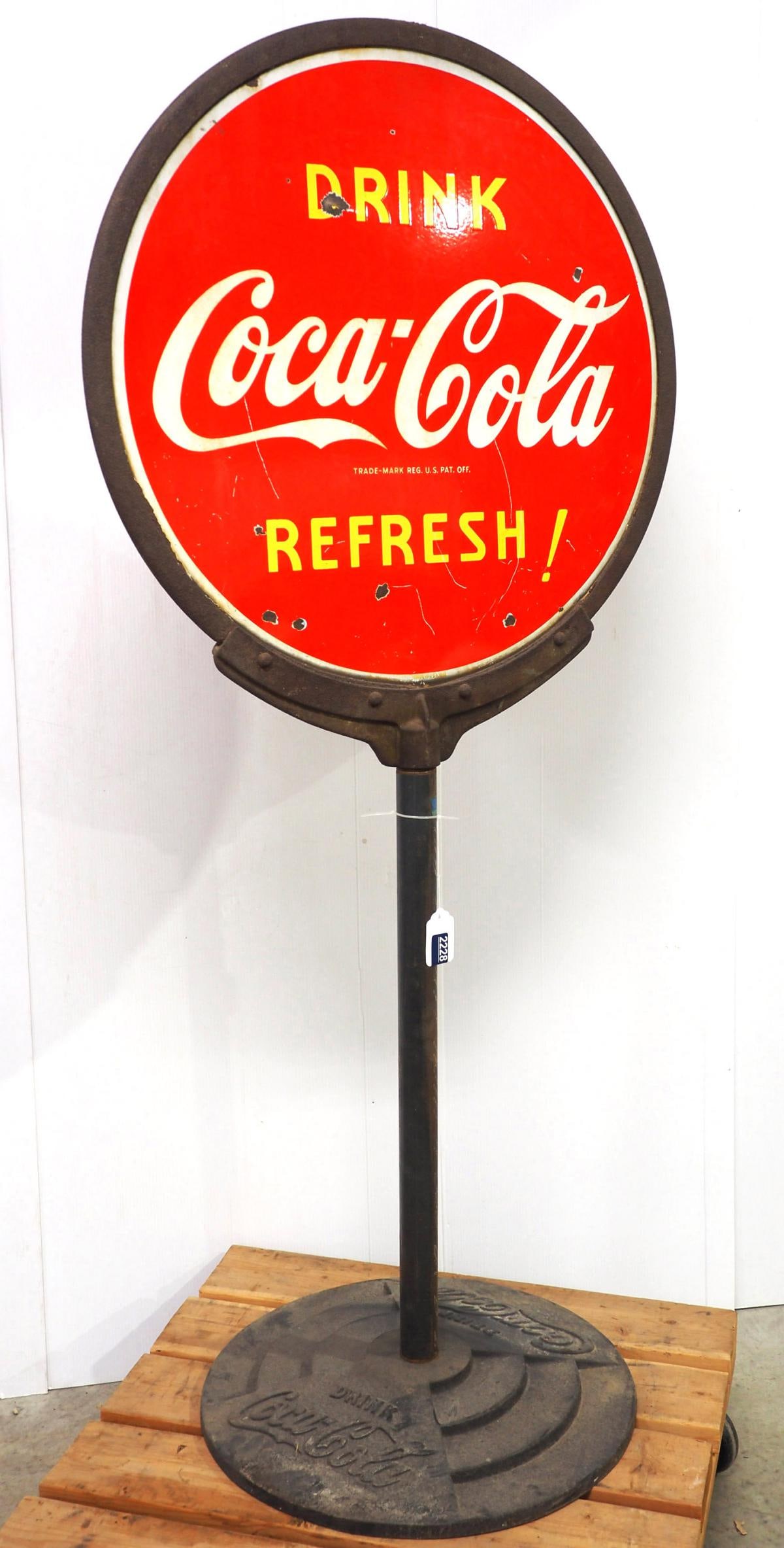 Coca Cola Street Sign Auction