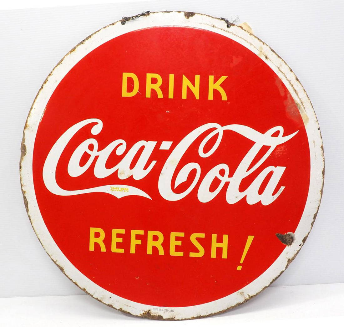 Coca-cola Sign Auction