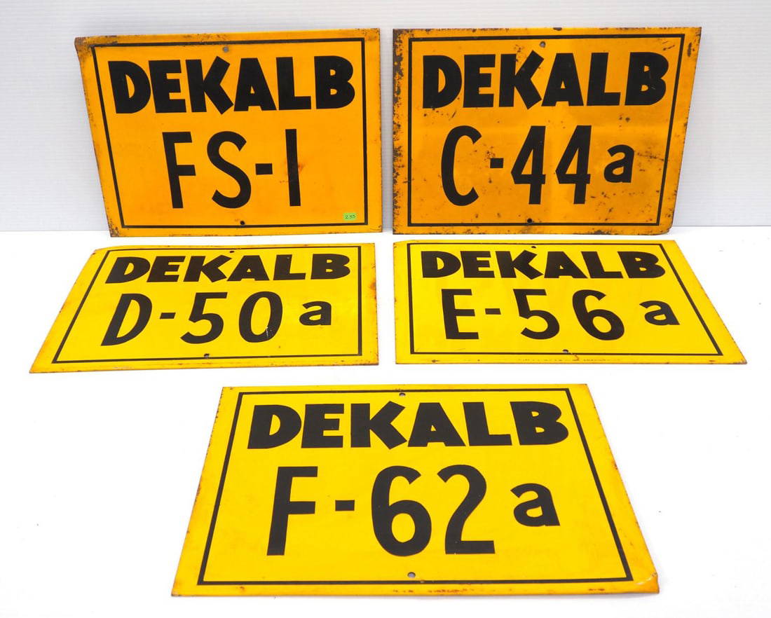 (5) Dekalb Signs Auction