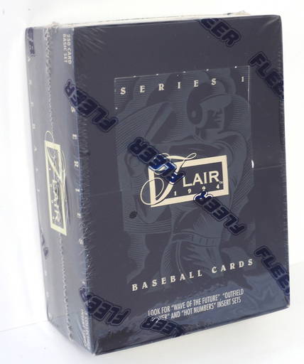 1994 Flair Baseball Cards Series 1 Hobby Box