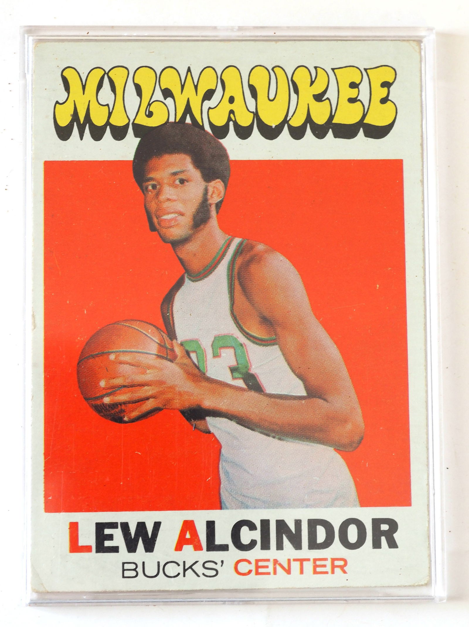 1971-72 Topps Lou Alcindor/kareem Abdul-jabbar Card #100 Auction