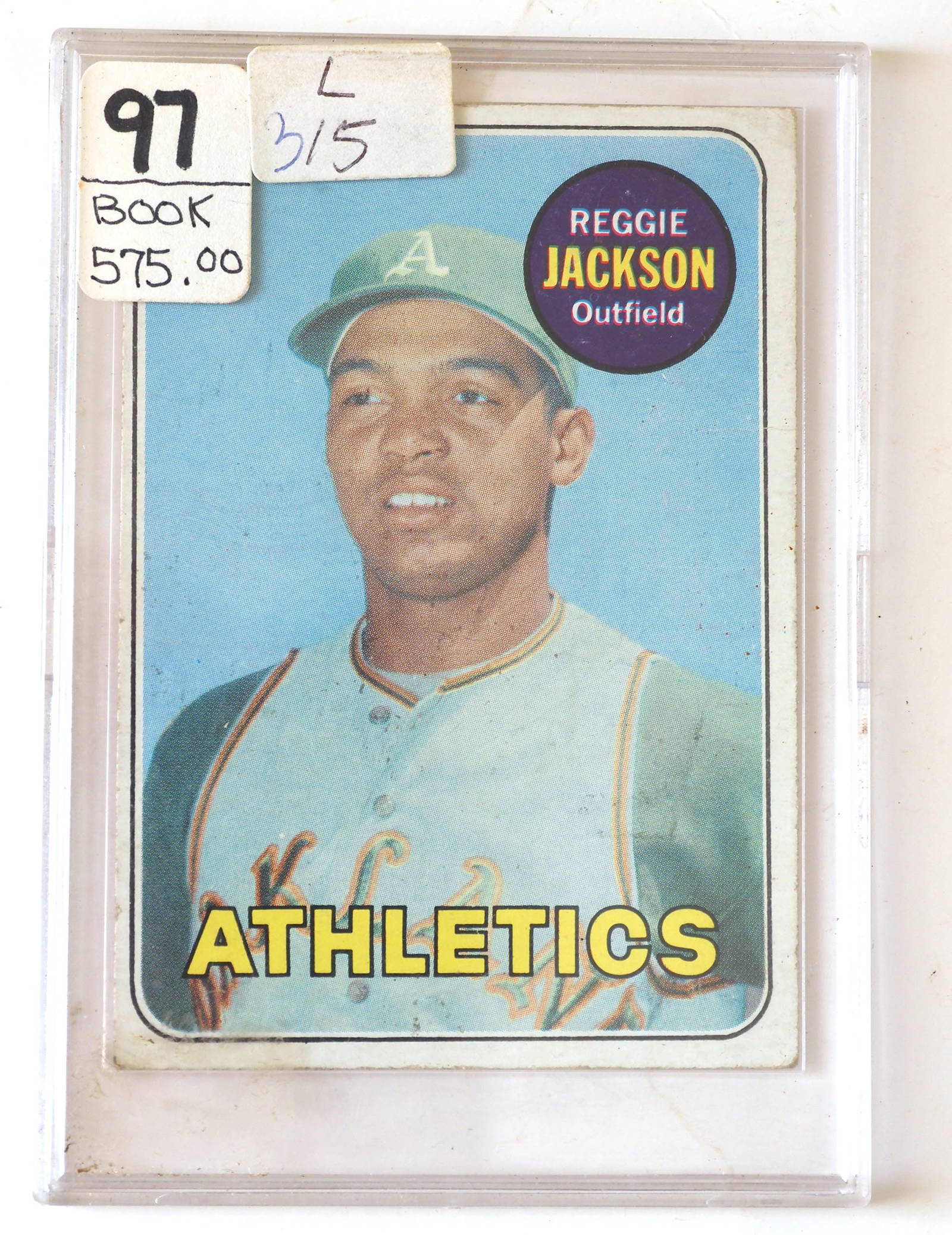 1969 Topps Reggie Jackson Rookie Card Auction