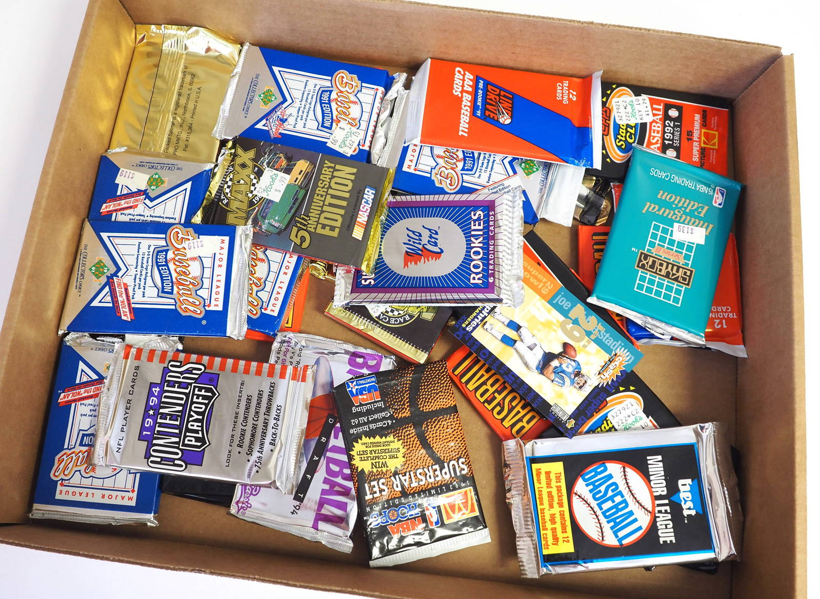 Assorted Sports Card Packs Auction