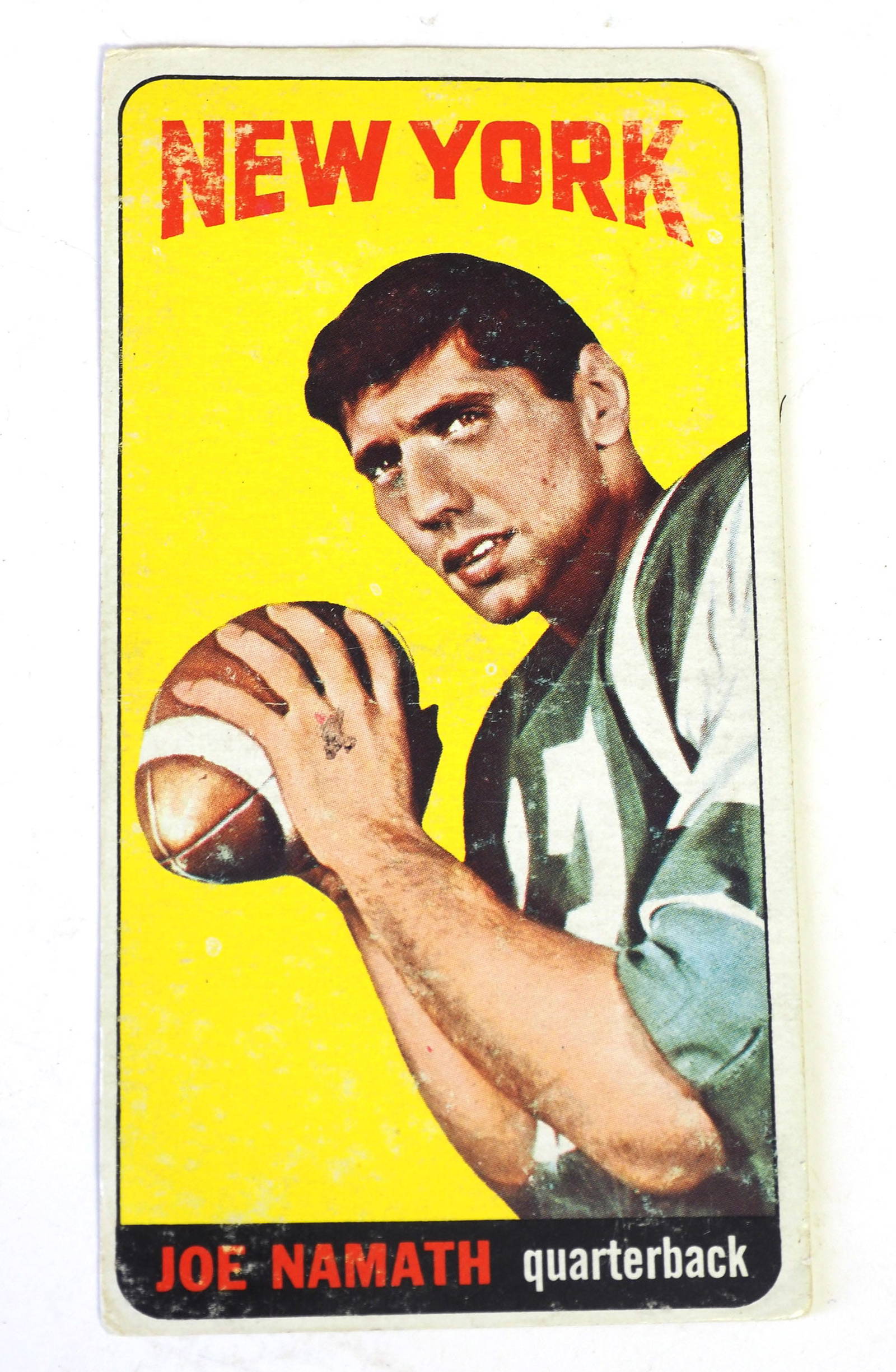 1965 Topps Joe Namath Rookie Card Auction
