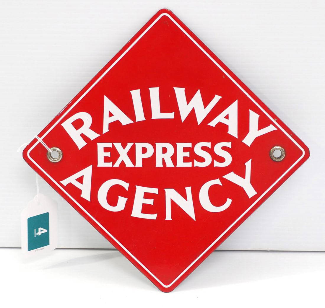 Railway Express Agency Sign Auction